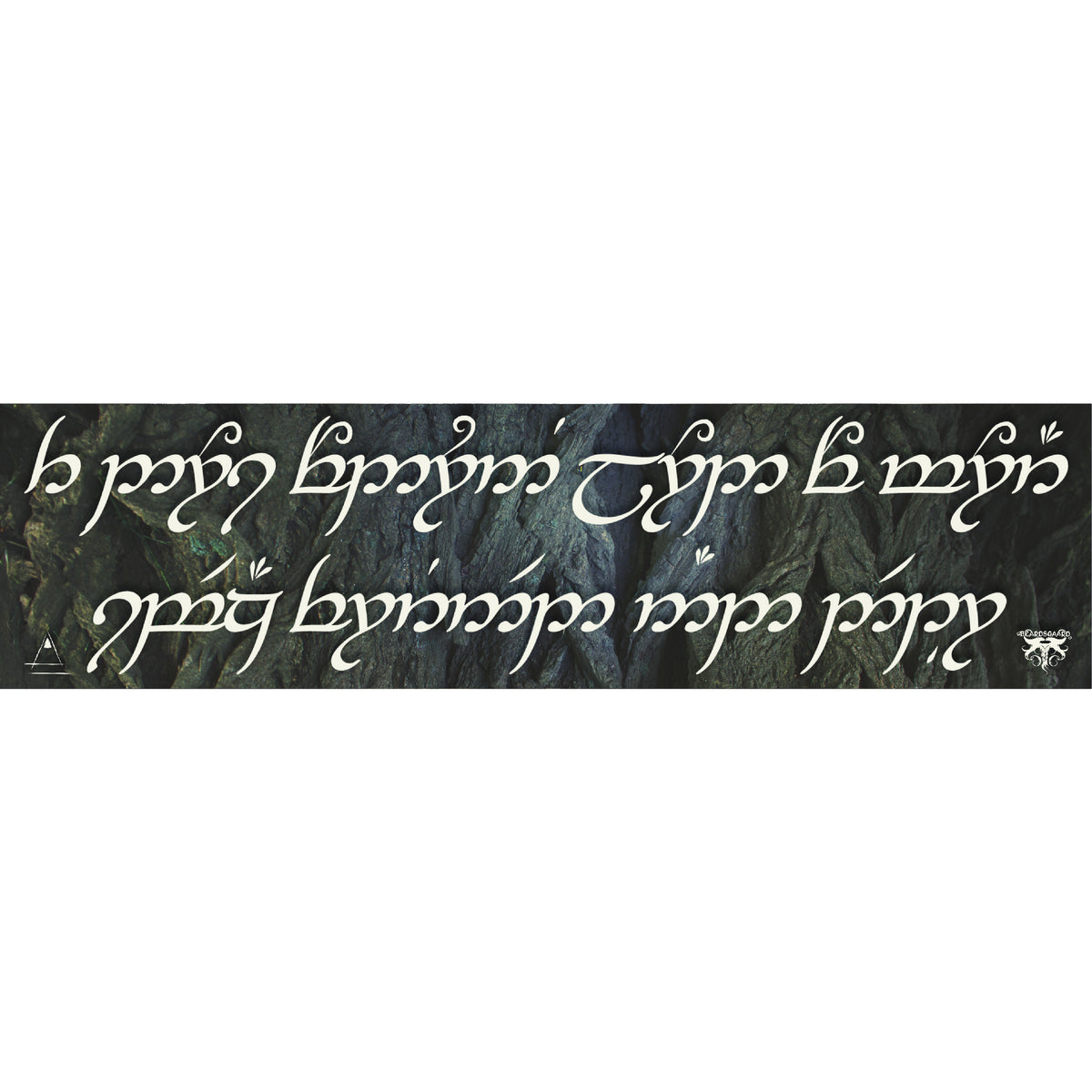 Speak Friend & Enter Bumper Sticker – Beardsgaard